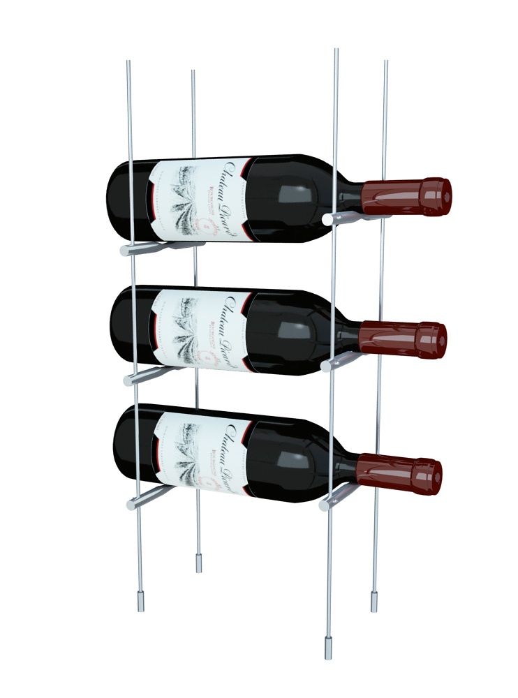 Elevate your wine display with our cable and acrylic wine racks. Create ...